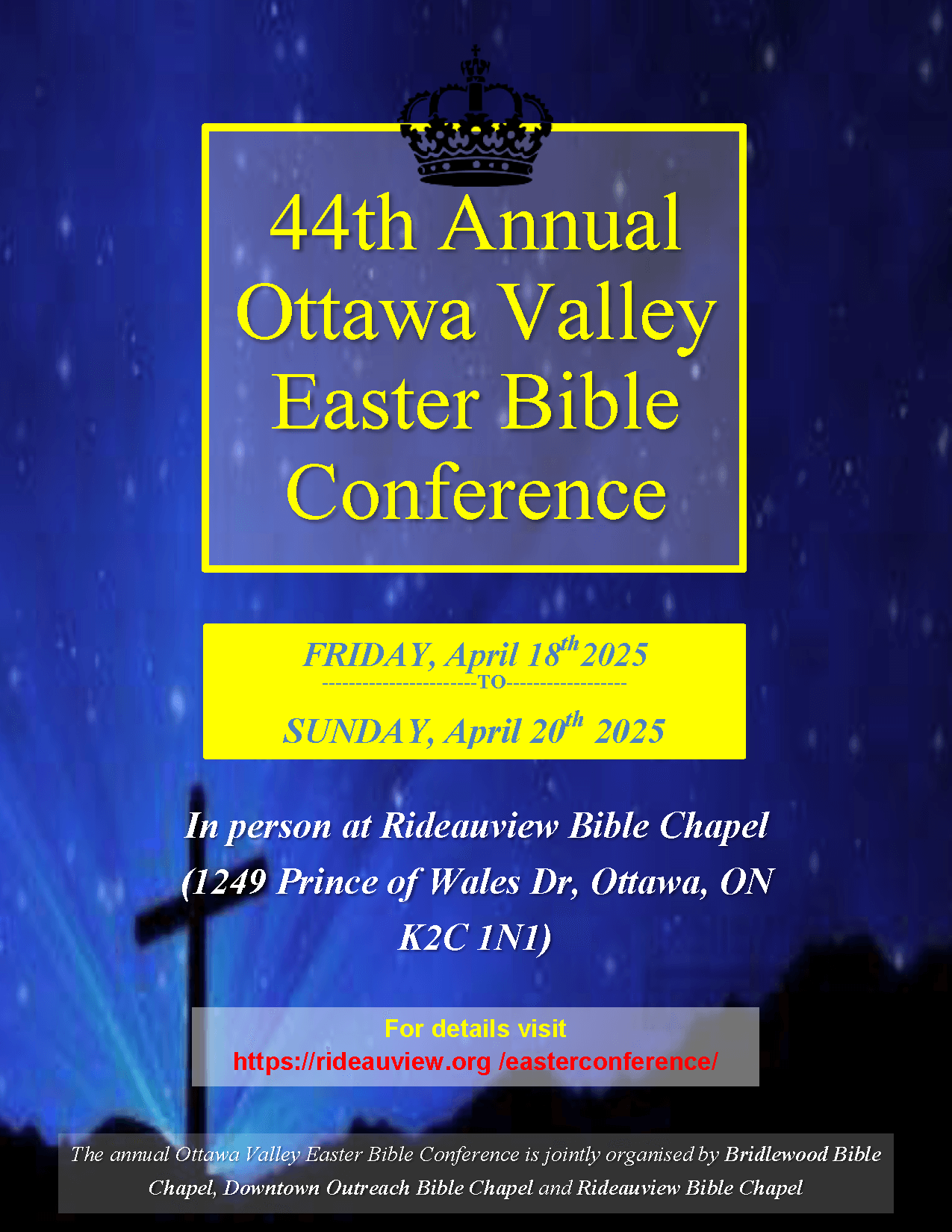 Easter Conference 2025 - Rideauview Bible Chapel